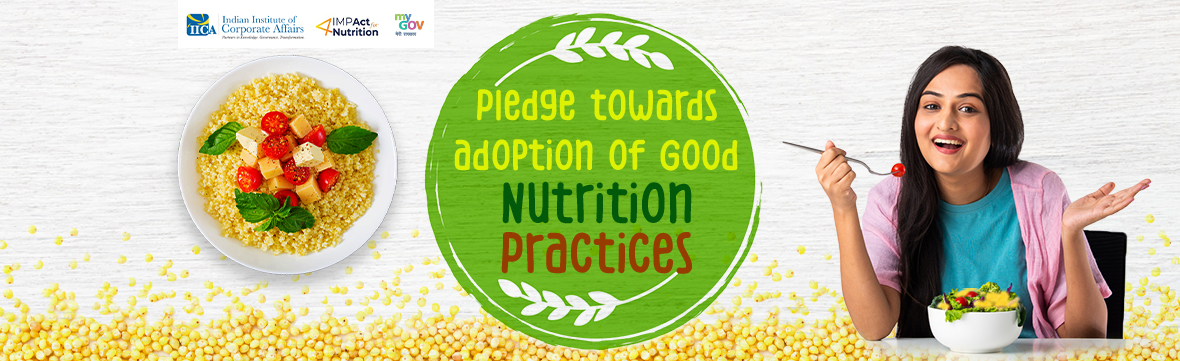 Pledge towards adoption of Good Nutrition practices
